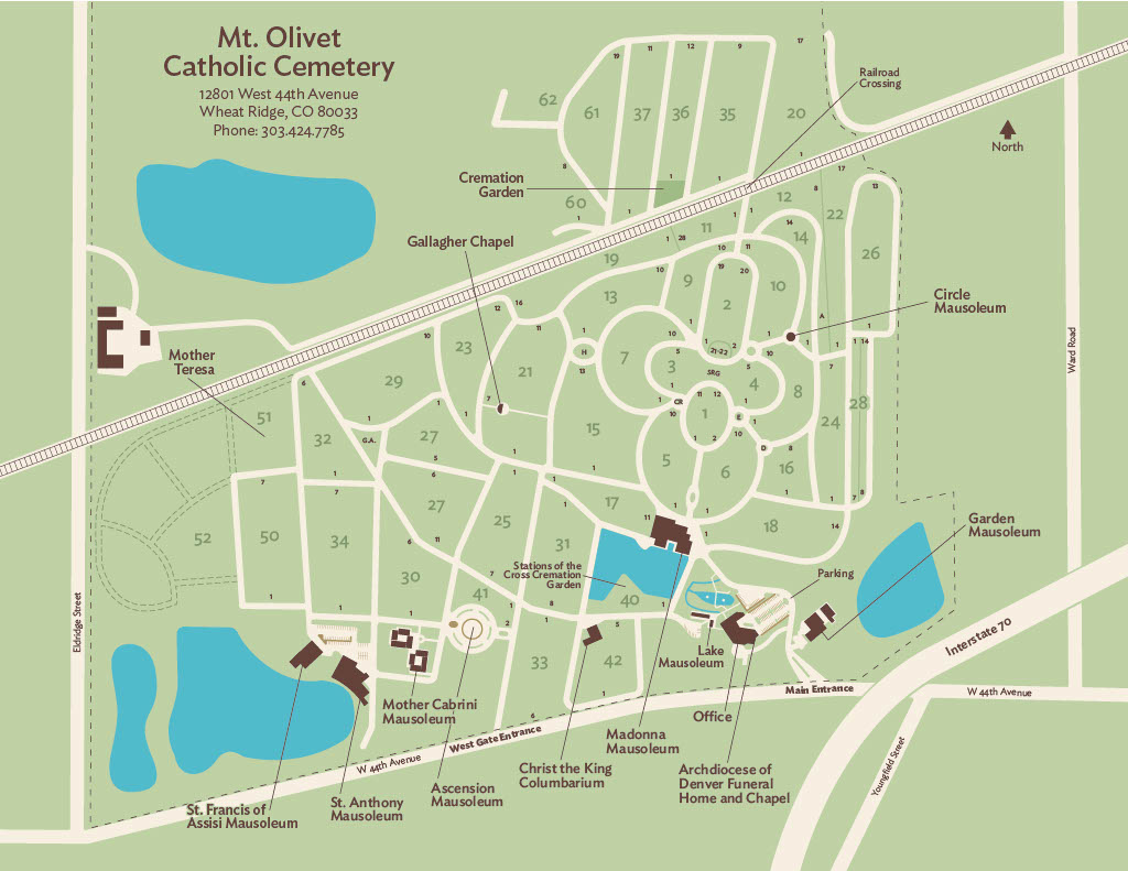 Documents: Mt. Olivet Catholic Cemetery Map: Thomology